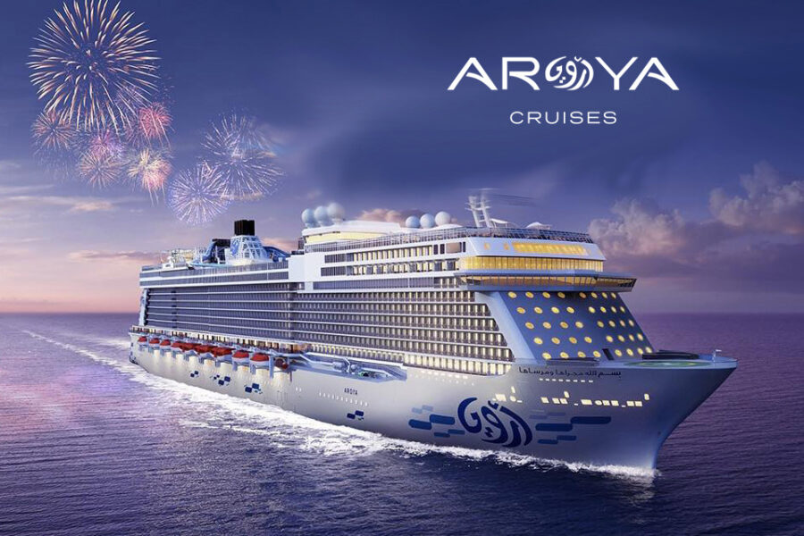 Stretch ceiling at AROYA CRUISES ferry - Vecta Design